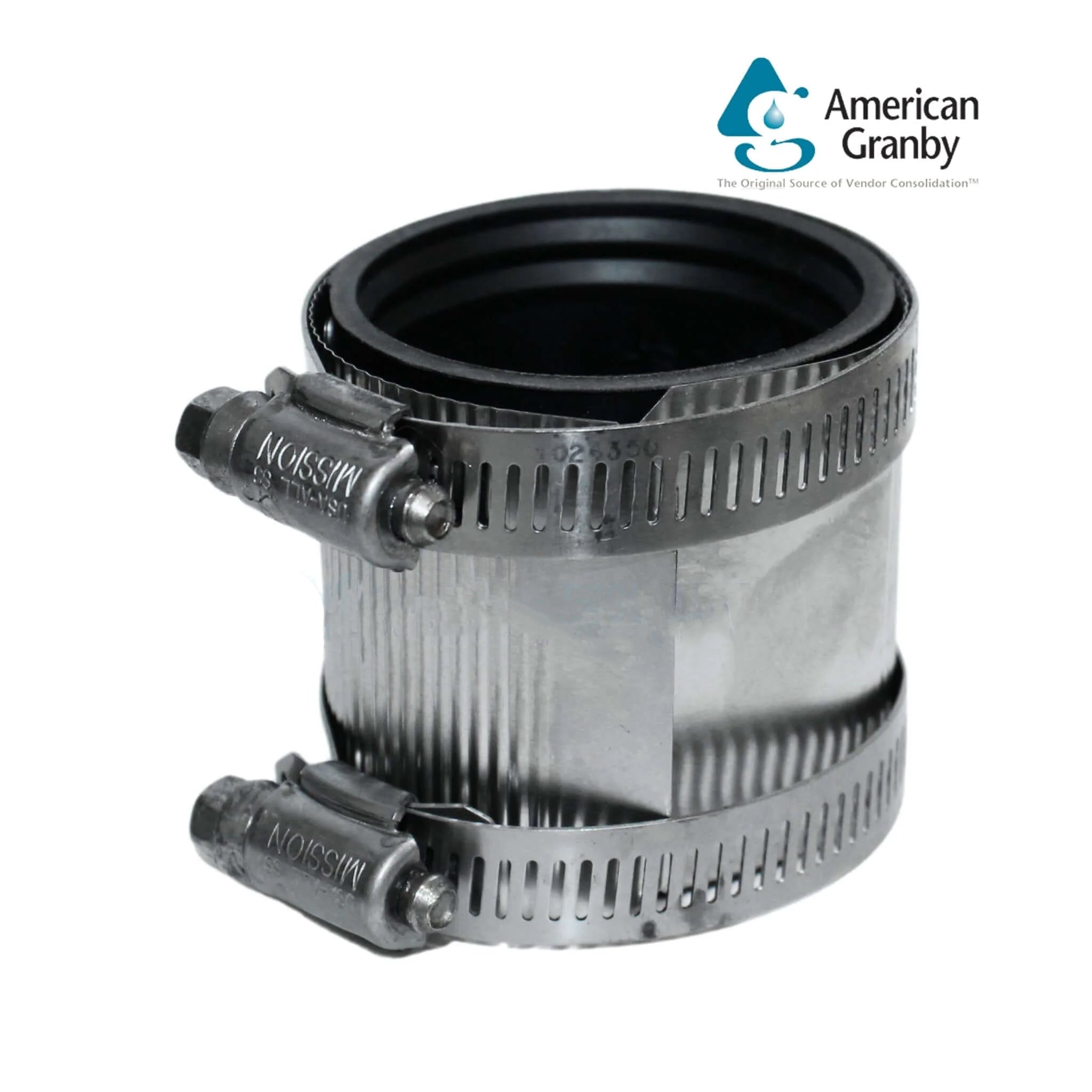1.5" x 1.5" No Hub Coupling Mission Clamp | American Granby | C150C ...